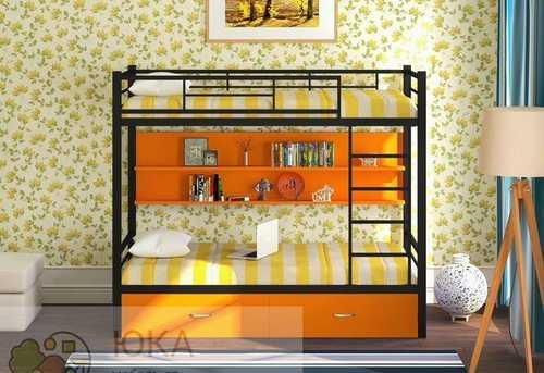Двухъярусная кровать "Венеция 90" Оранж