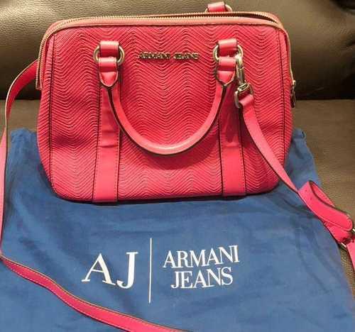 Сумка розовая Armani Jeans