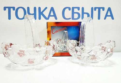 Корзинка Walther-Glas цветное стекло Германия