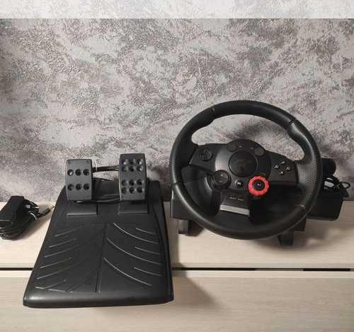 Игровой руль logitech driving force gt