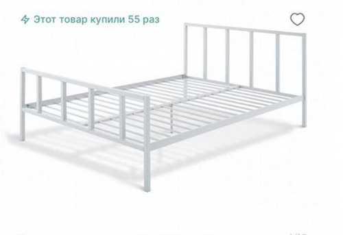 Кровать двухспальная 160 200 металлическая