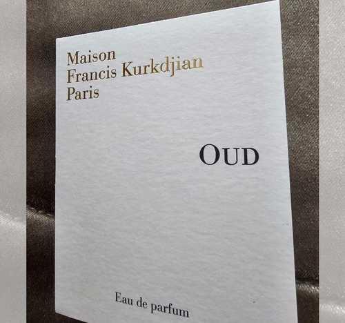 Духи Maison francis kurkdjian oud