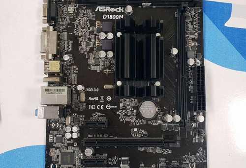 Материнская плата J1800 ASRock matx