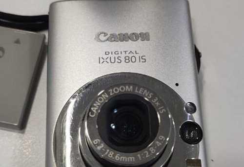 Фотоаппарат canon ixus 80 IS