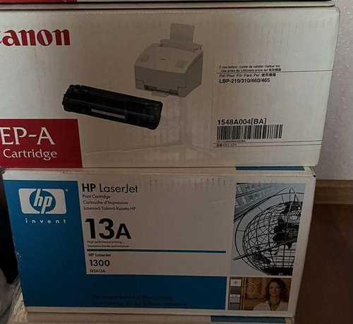 Картриджи HP 13a/96a, canon EP-A