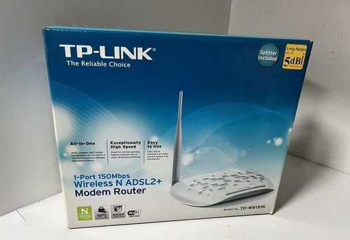 Wifi роутер tp link td w8151n