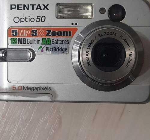Компактный фотоаппарат Pentax optio 50