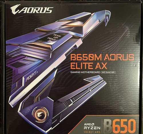 Материнская плата gigabyte B650M aorus elite AX