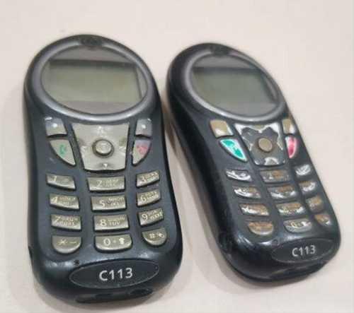 2шт Motorola C113 на запчасти, цена за оба