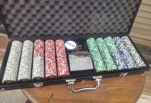 Аренда покерный набор с фишками 500шт