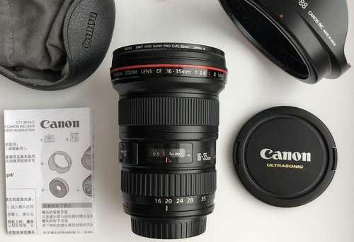 Canon ef 16 35mm f 2 8l ii usm