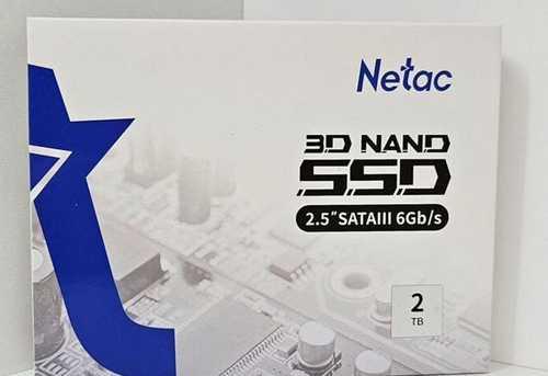 SSD диск 2тб Netac N600S. Новый. Гарантия