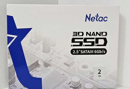 SSD диск 2тб Netac N600S. Новый. Гарантия