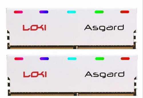 Белая RGB озу Loki Asgard - ddr4 16gb 2x8