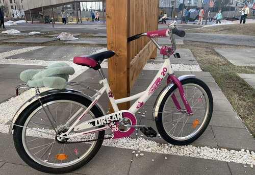 Велосипед детский для девочки Novatrack 20