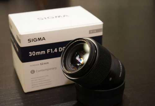 Sigma 30 mm 1.4 sony E