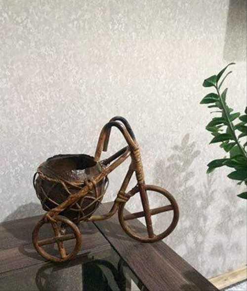 Кашпо велосипед