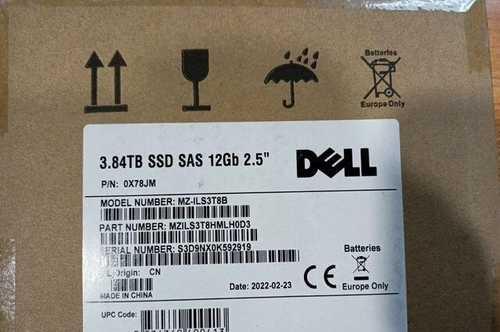 Жесткий диск Dell 3.84Tb 0X78JM