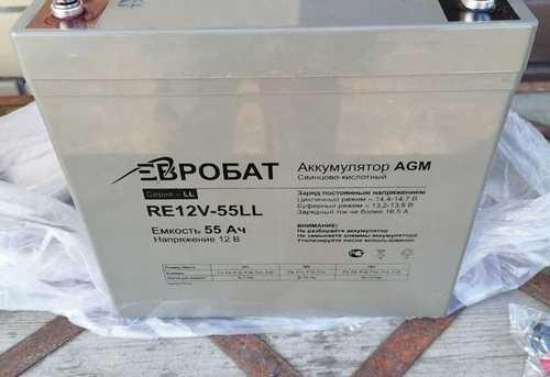 АКБ Евробат Свинцово-кислотный AGM