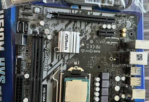 ASRock h510m-hvs, процессор g6405