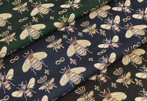 Ткань Гобелен "Королевские пчёлы" ширина 2 м