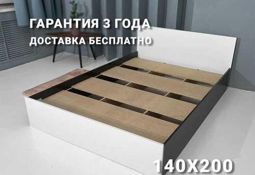 Кровать 140/200 венге/белая новая от производителя