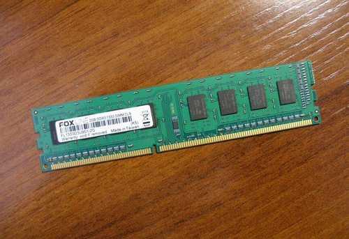 Оперативная память FoxLine DDR3 2Gb 1333Mhz. Новая