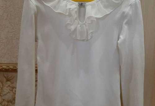Блузка школьная белая 122-128
