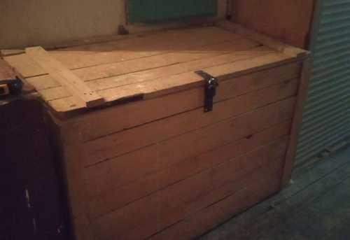 Сундук ящик короб деревянный