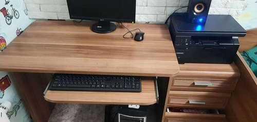 Компьютерный стол+тумба+полка