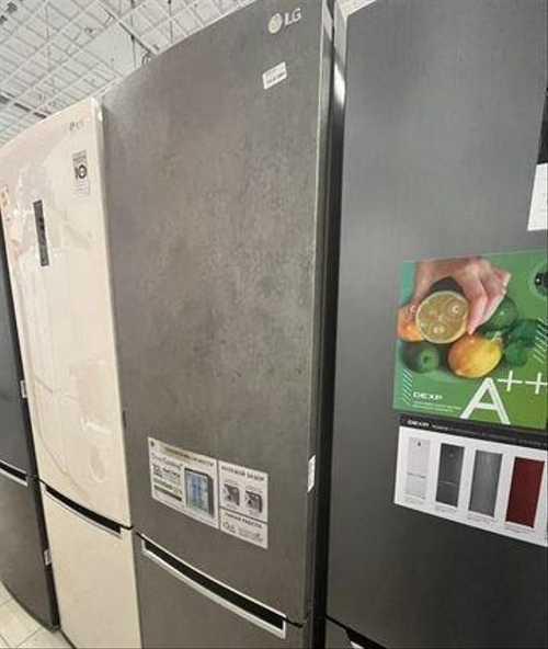 Холодильник LG GA-B509mczl серый