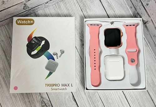 Смарт часы Smart Watch Т900 Pro Max L + наушники