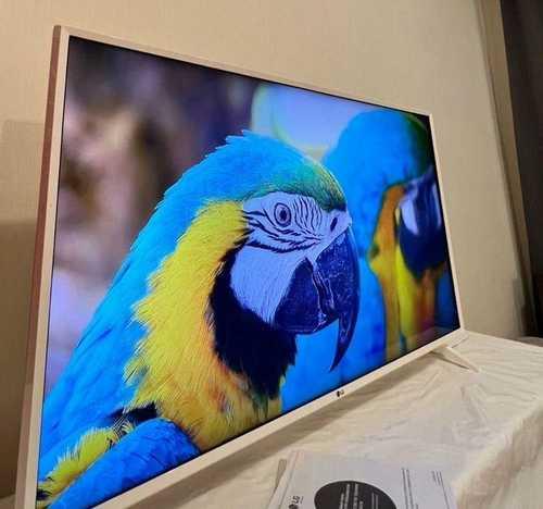 Белый метровый UHD, 4K, SMART TV, LG 109 см, Wi-Fi