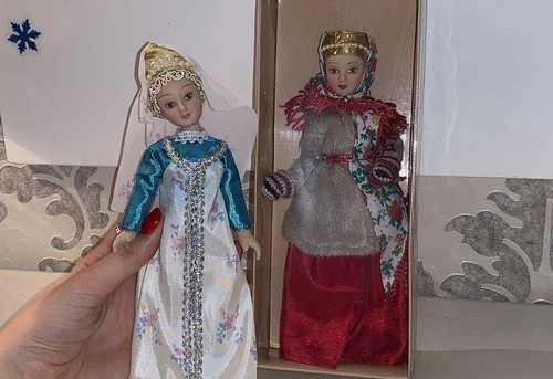 Фарфоровые куклы В народных костюмах