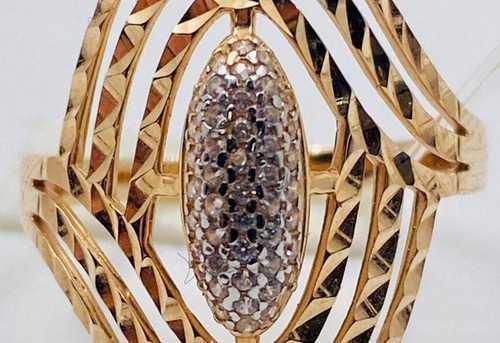 Золотое кольцо 585 пробы РФ, 19.5 размер