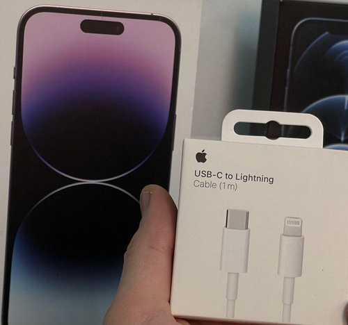 Кабель Apple USB-C lightning 1m original