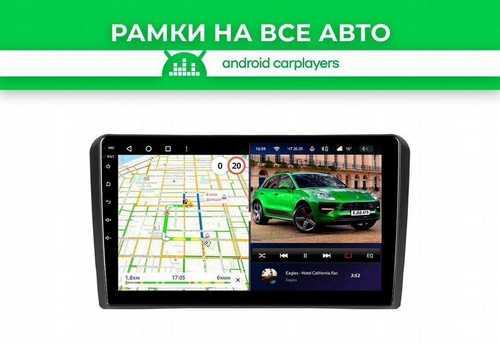 Переходная рамка Audi A3 2003-12 9" black