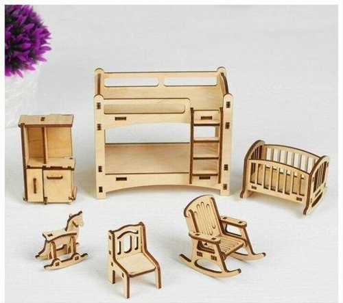 Набор деревянной мебели Детская комната