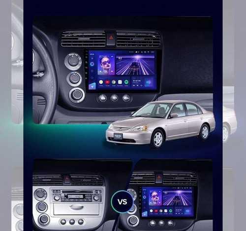 Teyes CC3 Магнитола Honda Civic 7 (4Gb+32Gb)