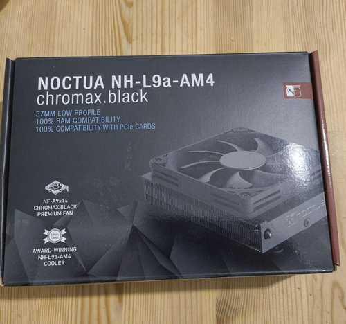 Noctua nh L9a am4 Black chromax в отличном