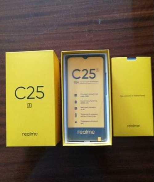 Realme C25S 4GB/64GB Полный комплект, на гарантии