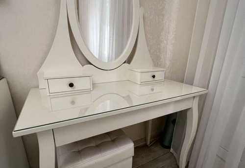 Столик туалетный IKEA hemnes с зеркалом