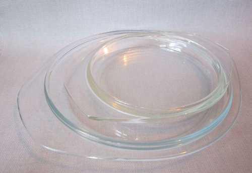 Посуда стеклянная жаропрочная (крышки)