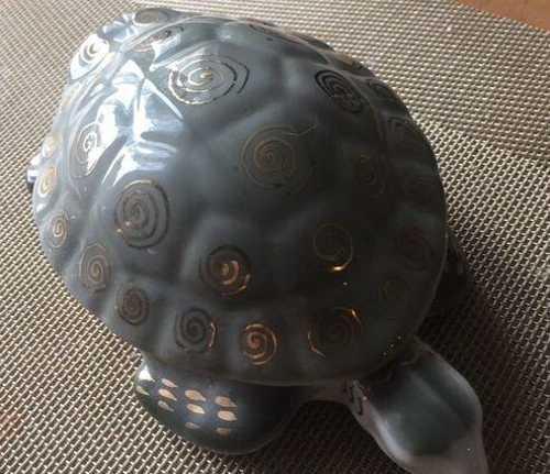 Шкатулка-конфетница «Черепаха». Кисловодский фарфо