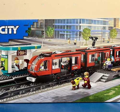 Lego City 60423 Городской трамвай и станция