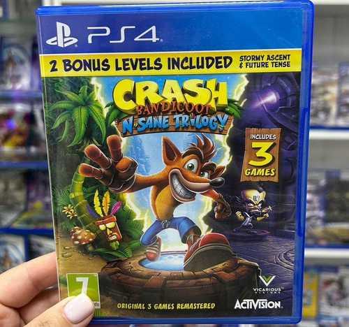 Crash bandicoot N. sane trilogy PS4