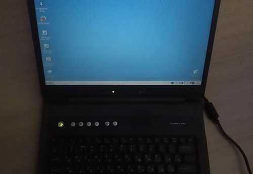 Старый ноутбук Acer TravelMate 2500 с Windows XP