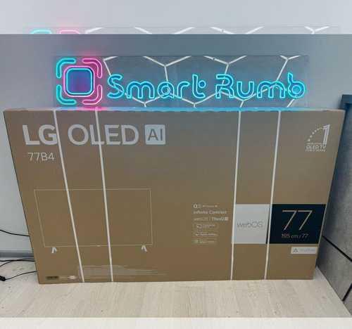 Телевизор LG oled77B4RLA чек Гарантия