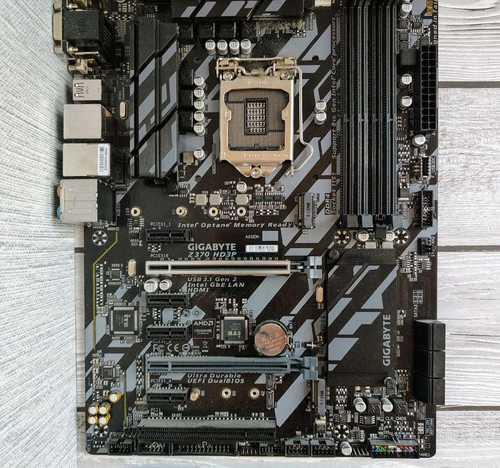 Gigabyte Z370 HD3P Материнская плата LGA 1151v2