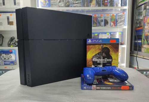 PlayStation 4 FAT 500GB чёрная матовая